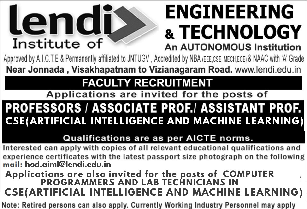 Empowering Future Leaders | Lendi College of Engineering & Technology